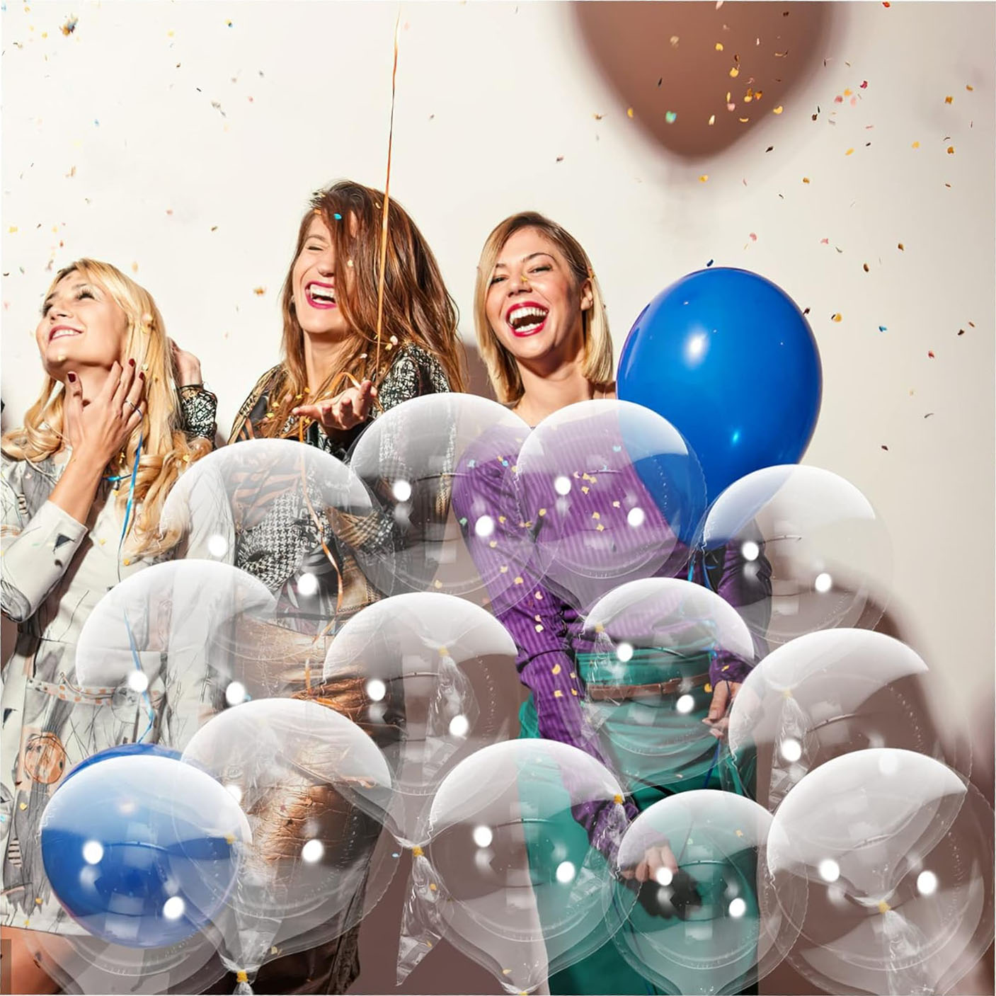 Balao Bubble Transparente Bobo Ball 44cm - Flutua com Gás Hélio - 1 ...