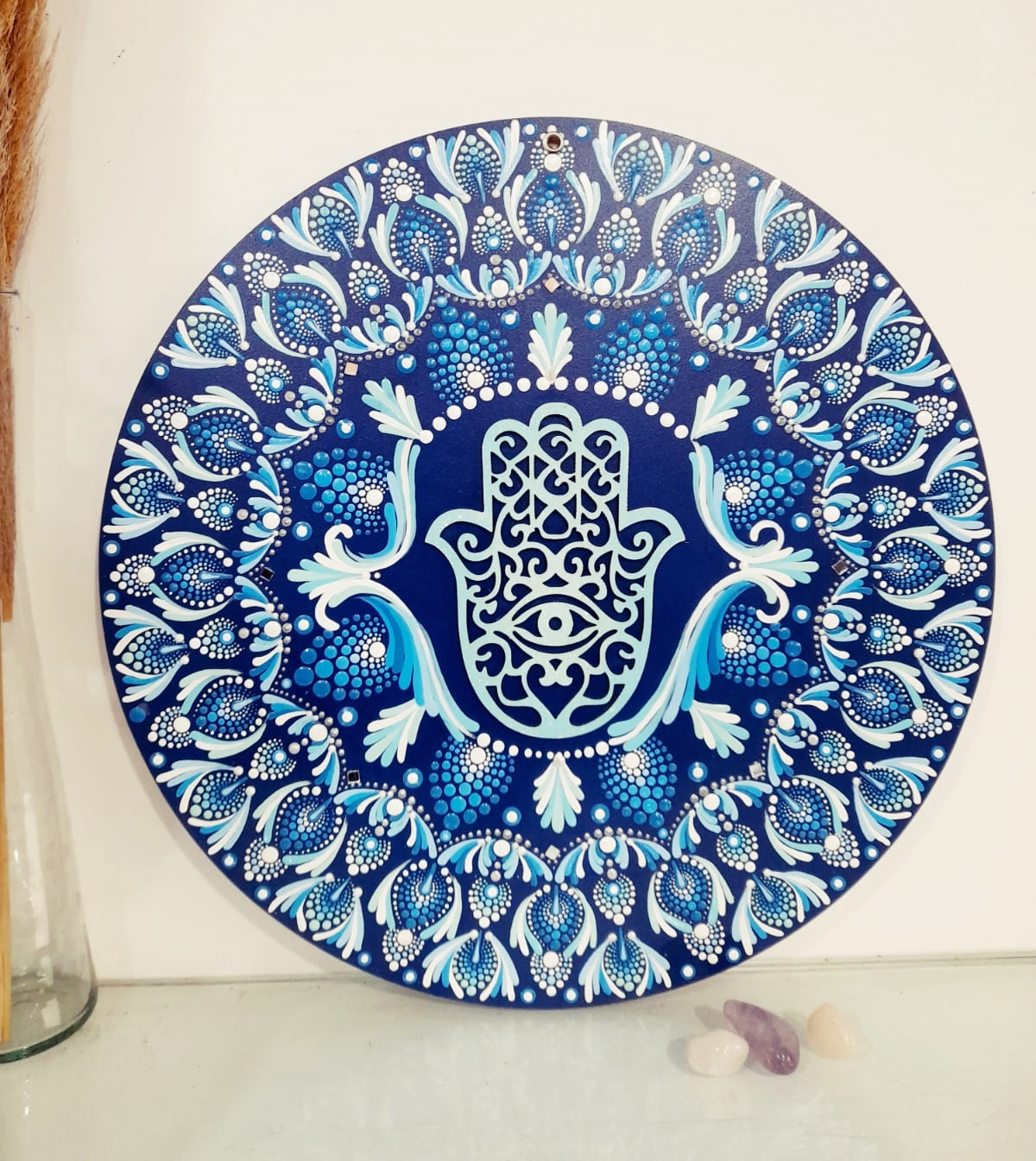Mandala Mão de Fátima l Hamsá - Paola Leão Mandalas