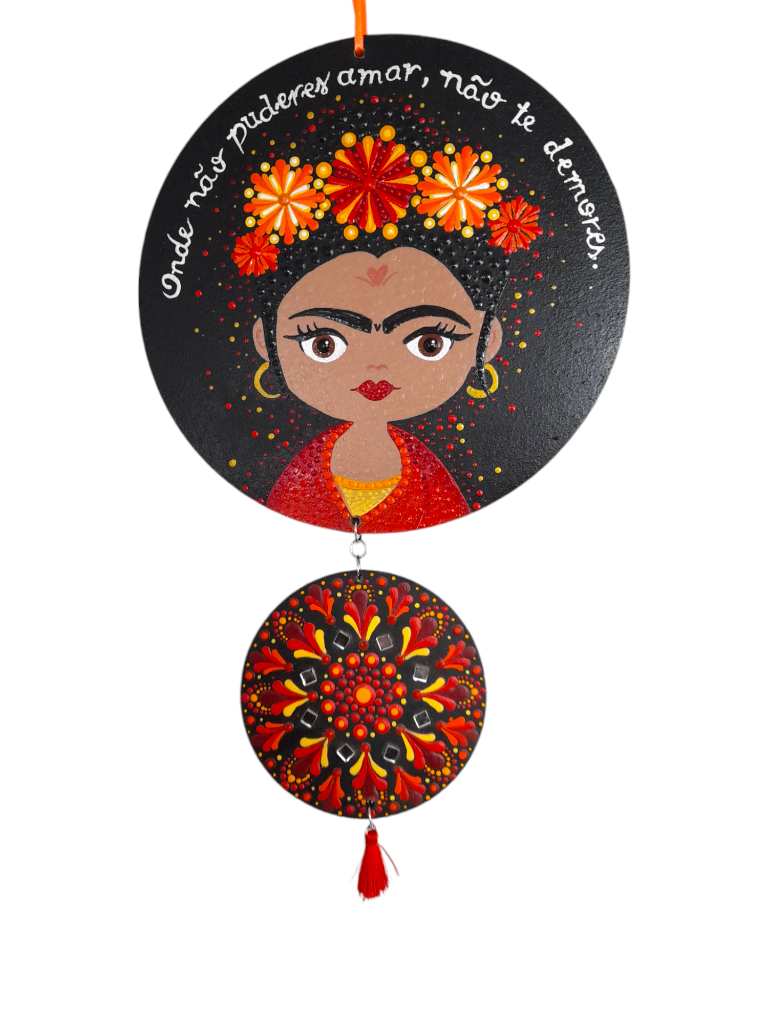 Frida Kahlo mandala | mobile Frida Kahlo - Paola Leão Mandalas