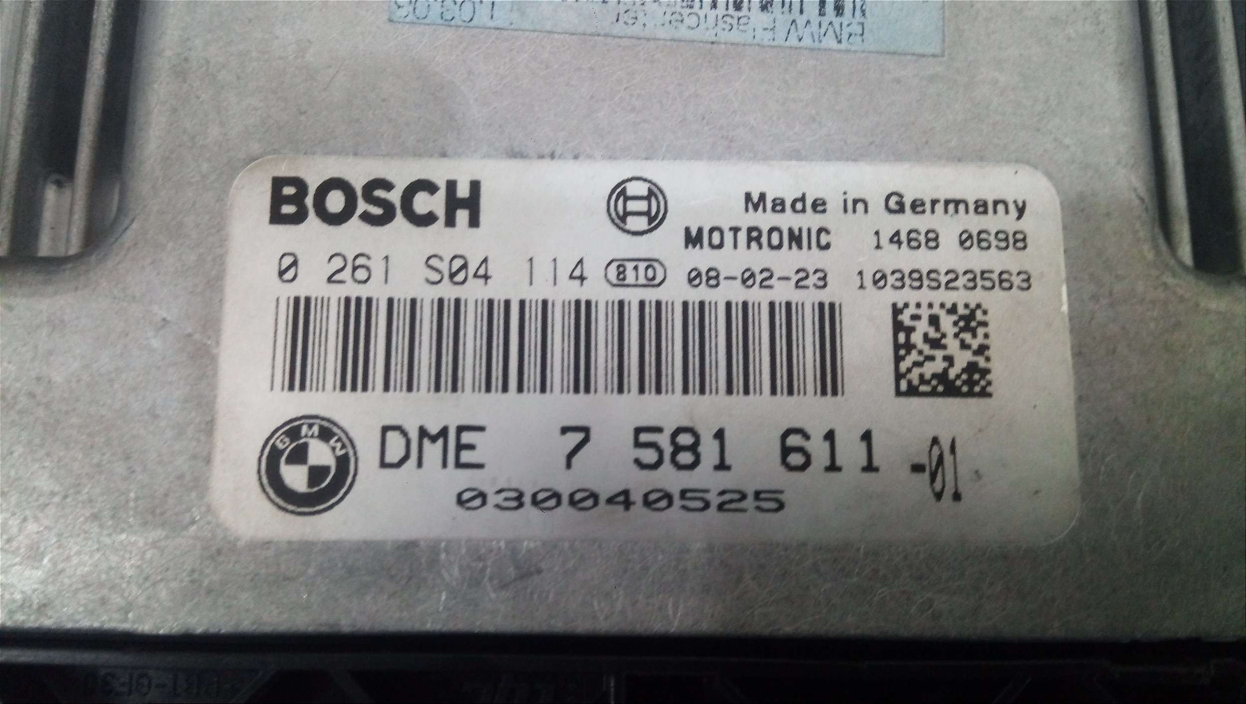 Módulo de Injeção - BMW 120/ 318/ 320 - DME - 7581611 - 0 261 S04 114 ...