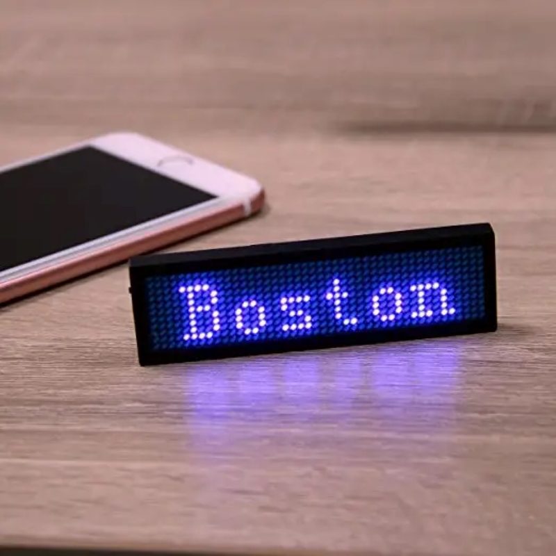 Tag Name Cor Azul - 2 Und - Loja do Painel de LED - Venda de painéis de ...