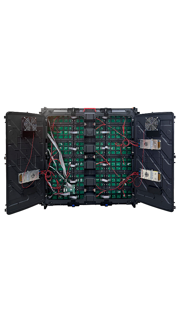 Gabinete LED Alumínio P3.076 Outdoor 960mm x 960mm - Loja do Painel de ...