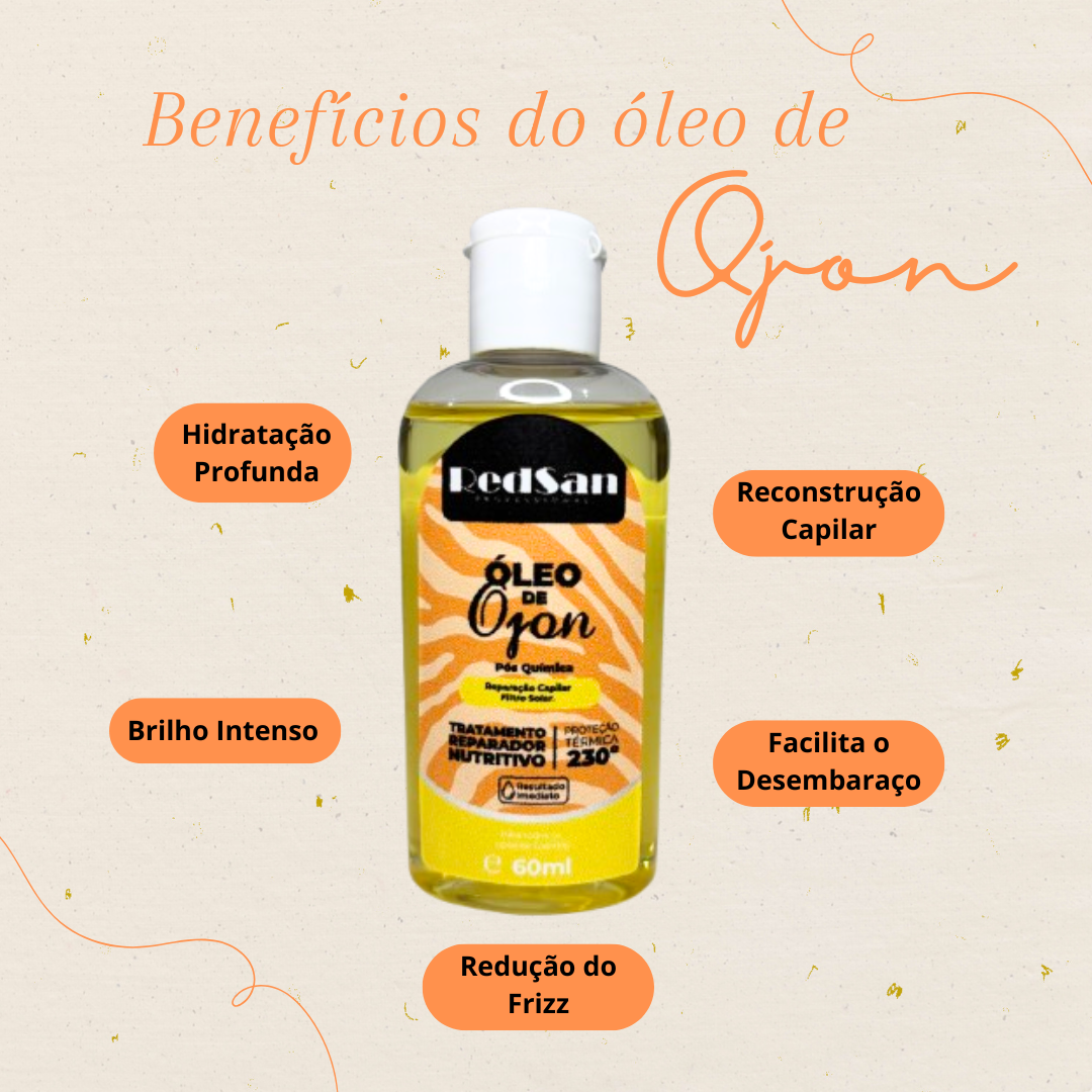 Óleo de Ojon 60ml - RedSan Cosméticos