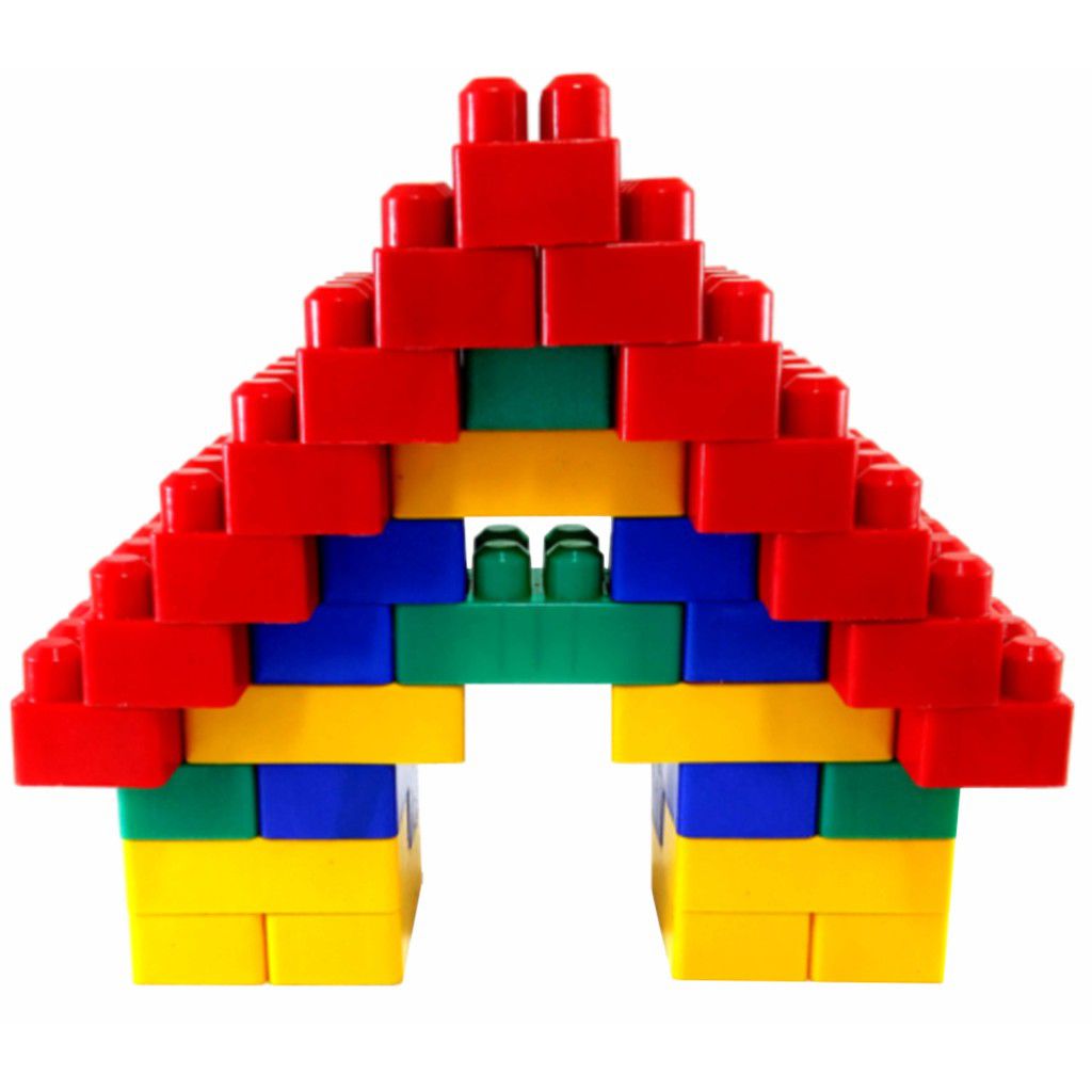 BLOCOS DE MONTAR 100 PEÇAS BLOCOS EDUCATIVOS REIBLOCKS DA REIBRINK ...