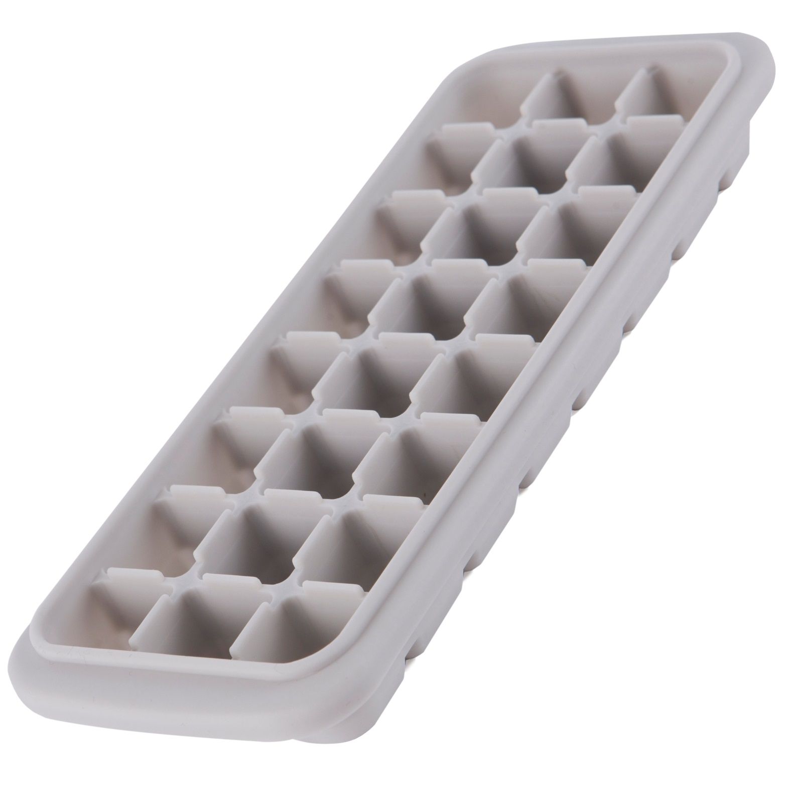 Forma Gelo Flexível em Silicone Rígido com Tampa 24 Cubos - Utifácil I ...