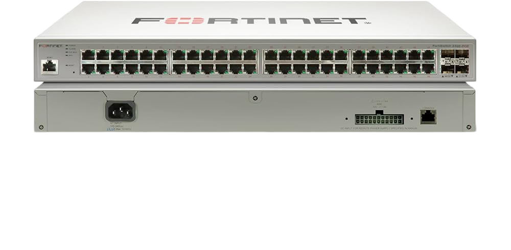 Switch Fortinet FortiSwitch-248E-POE 24x GE RJ45 PoE 370W 4x GE SFP ...