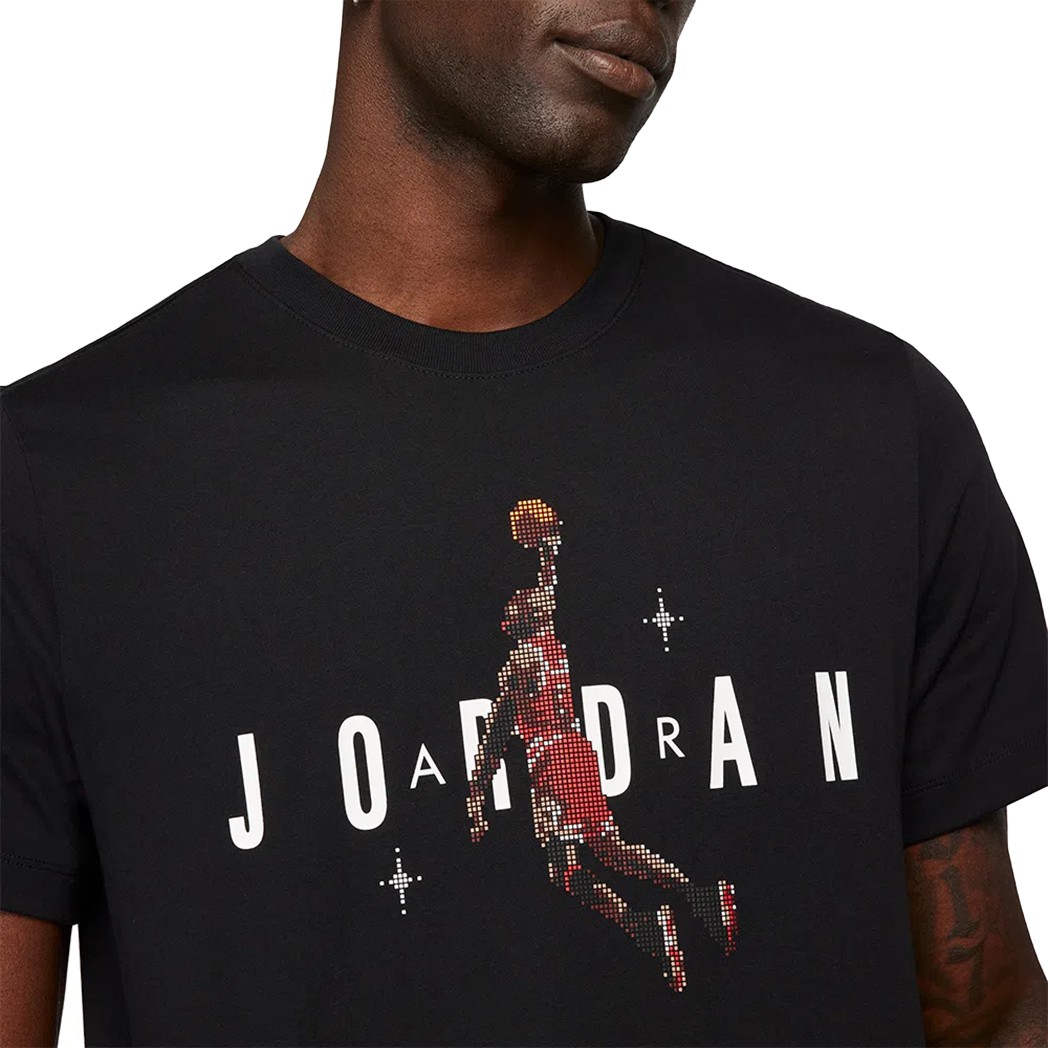 Camiseta Nike Air Jordan Pixel Preta - Top Store