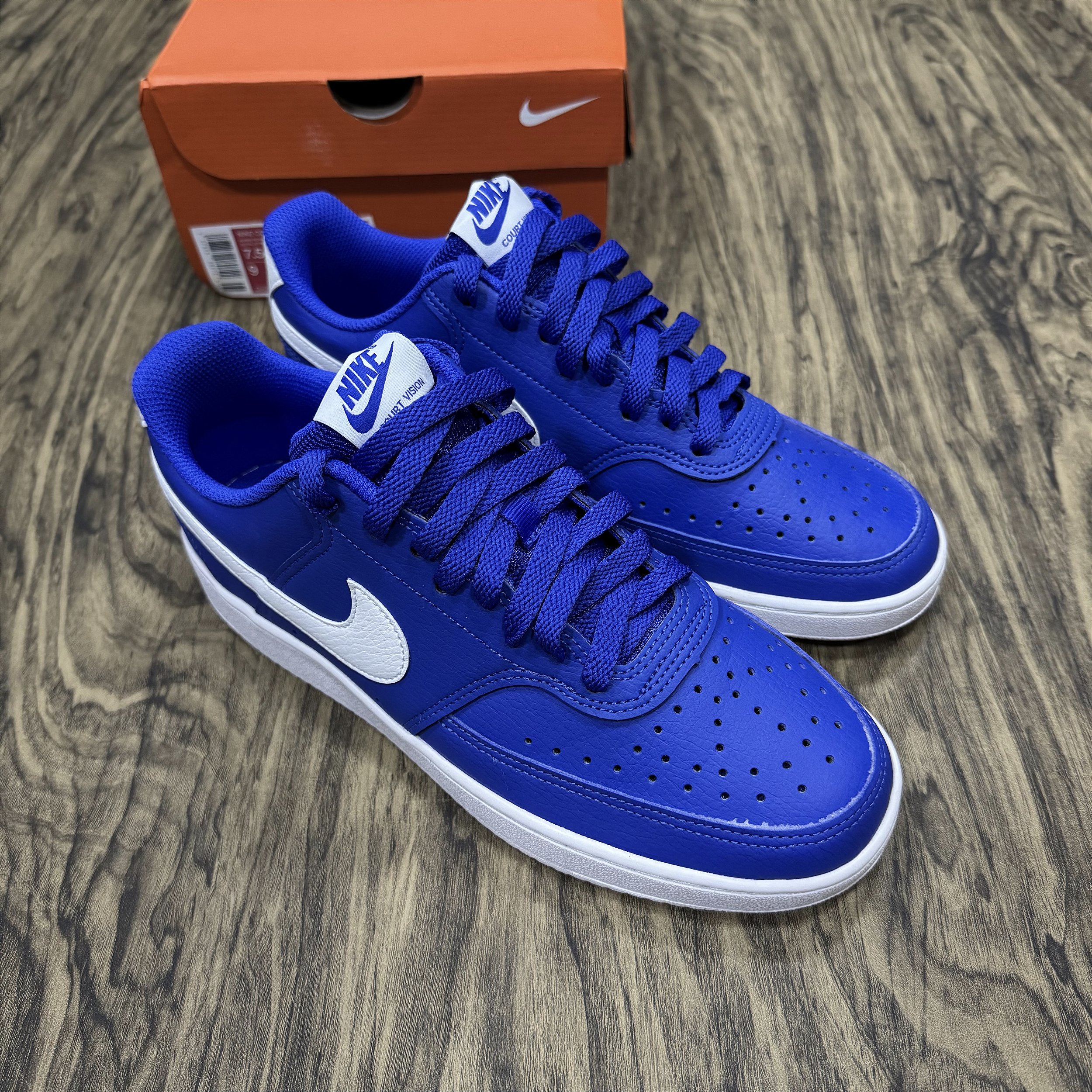 Tênis Nike Court Vision Low Azul Royal - Top Store