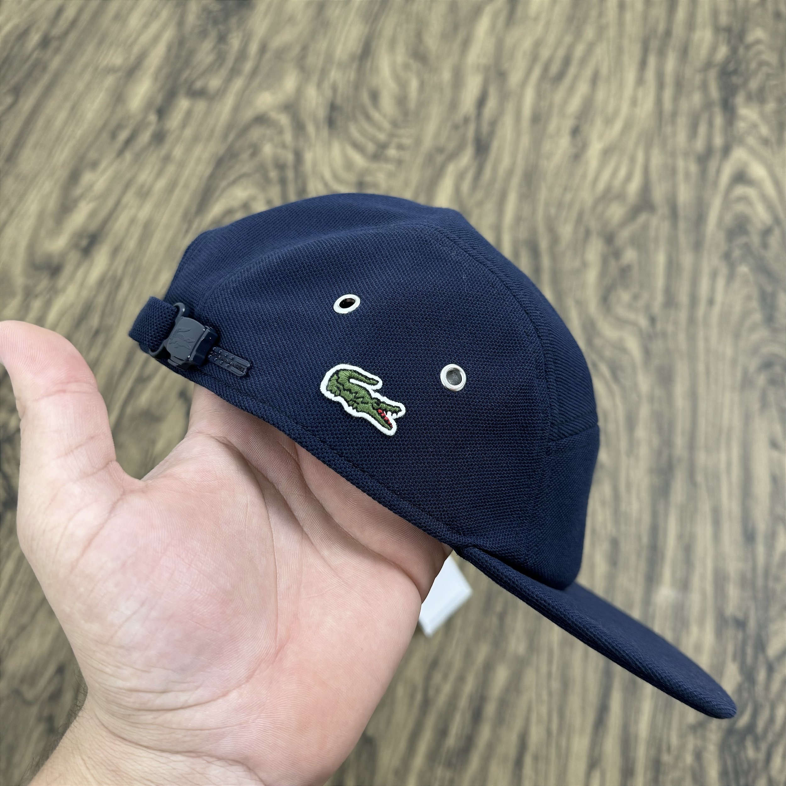 Boné Lacoste Five Panel Azul Marinho - Top Store