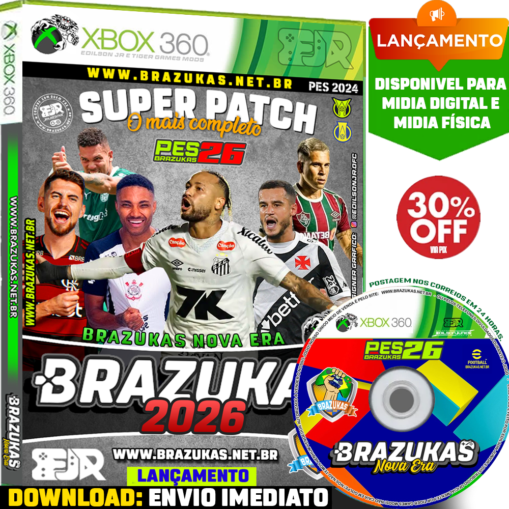 🎮 NOVO PES 2026 PREMIUM SETEMBRO 2025 | MULTI NARRADORES | SUPER BRAZUKAS eFootball ⭐⭐⭐⭐⭐ ...