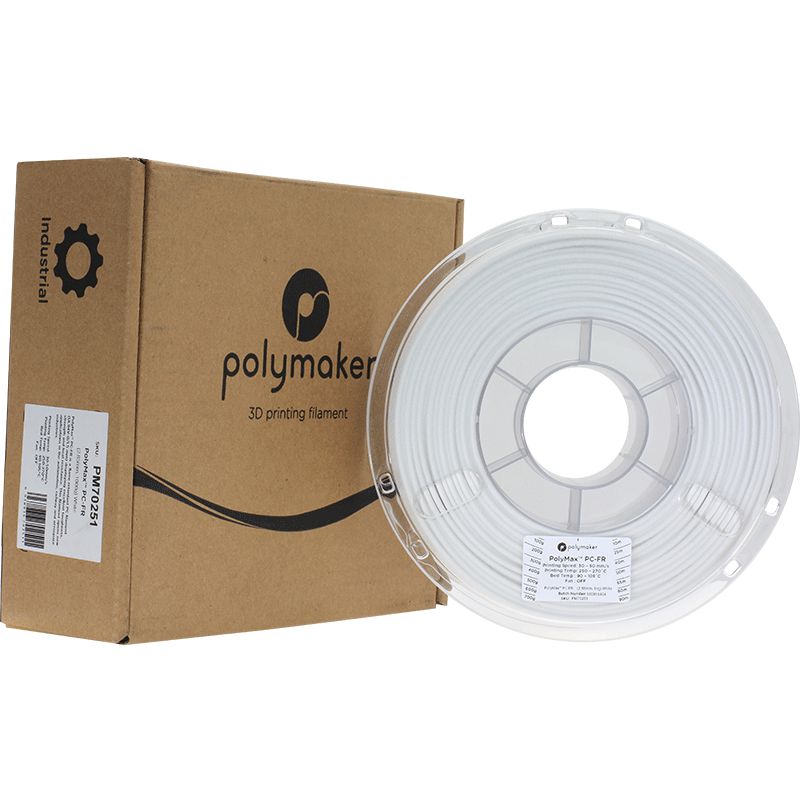 Polymax PC-FR White 2,85mm 1Kg - Materializa Tecnologia