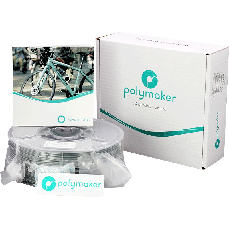 Polylite ABS Grey 1,75mm 1Kg - Materializa Tecnologia