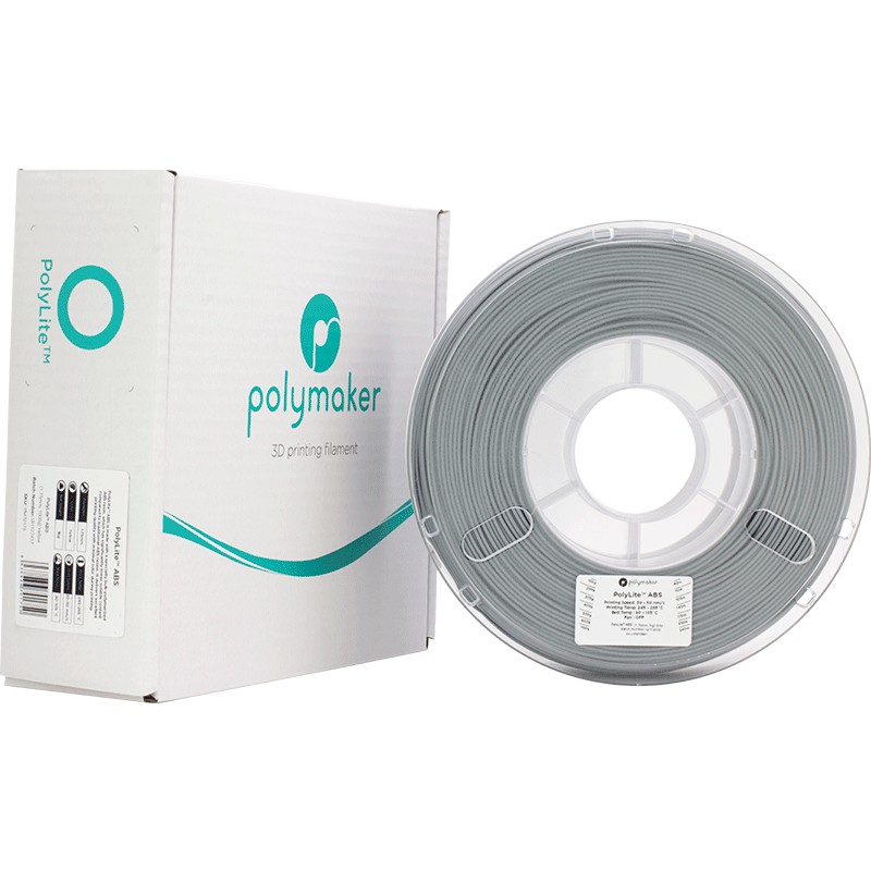 Polylite ABS Grey 1,75mm 1Kg - Materializa Tecnologia