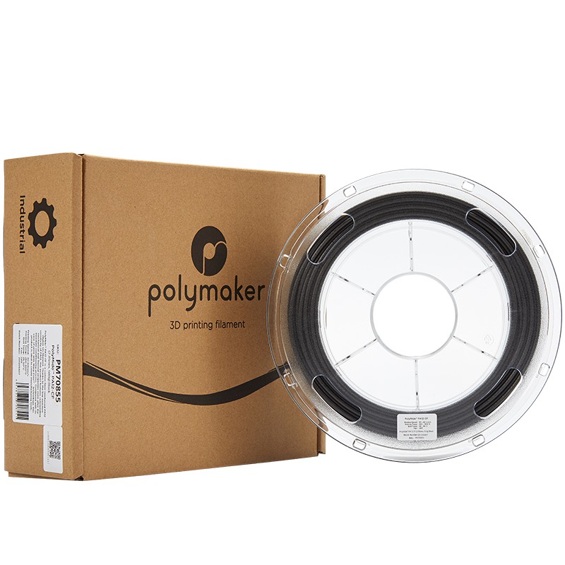 Polymide PA12-CF Black 2,85mm 0,5Kg - Materializa Tecnologia