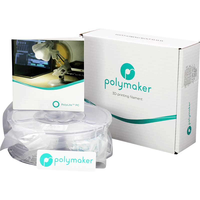 Polylite PC Transparent 1,75mm 1 Kg - Materializa Tecnologia