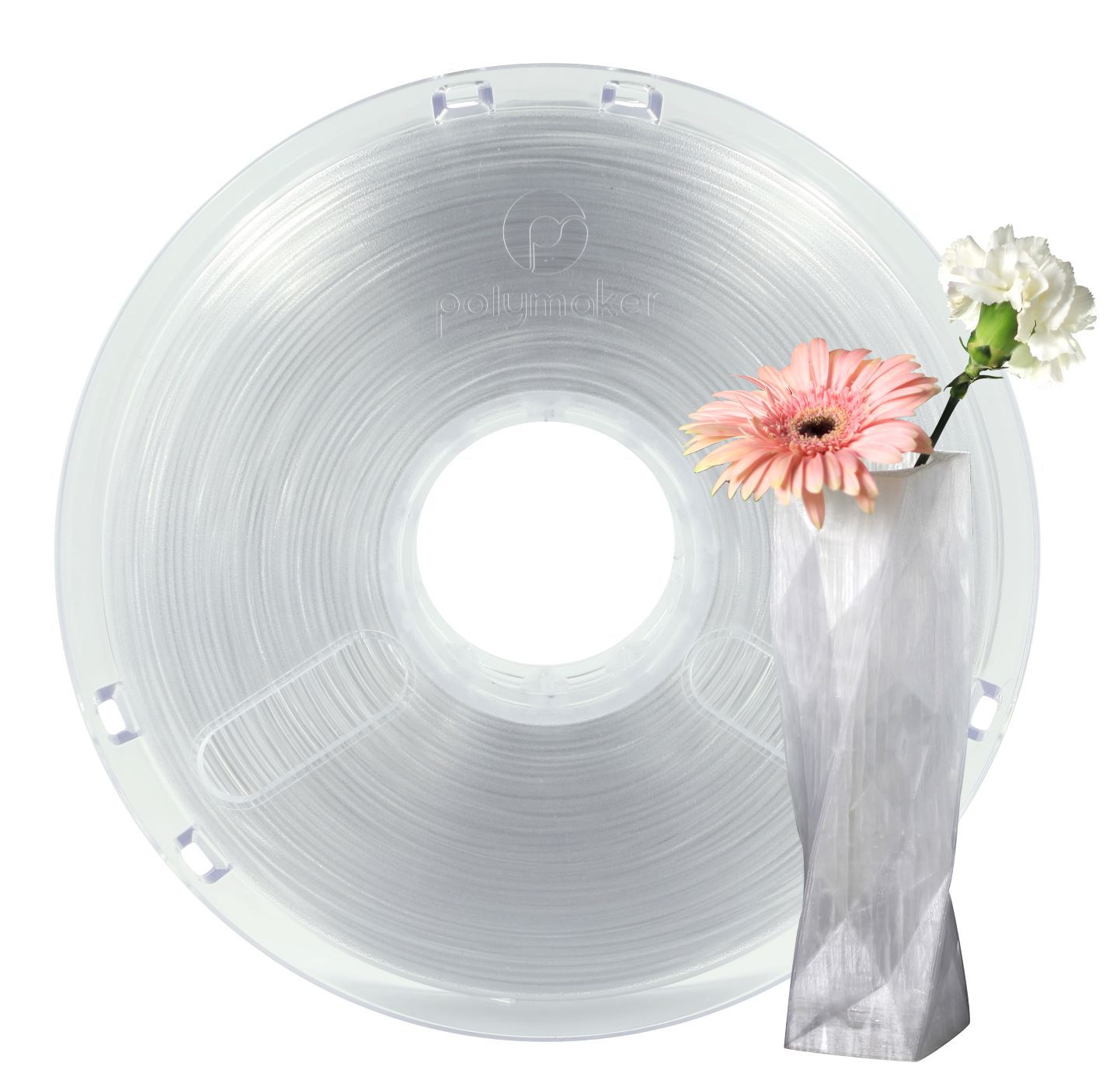 Polylite PC Transparent 1,75mm 1 Kg - Materializa Tecnologia