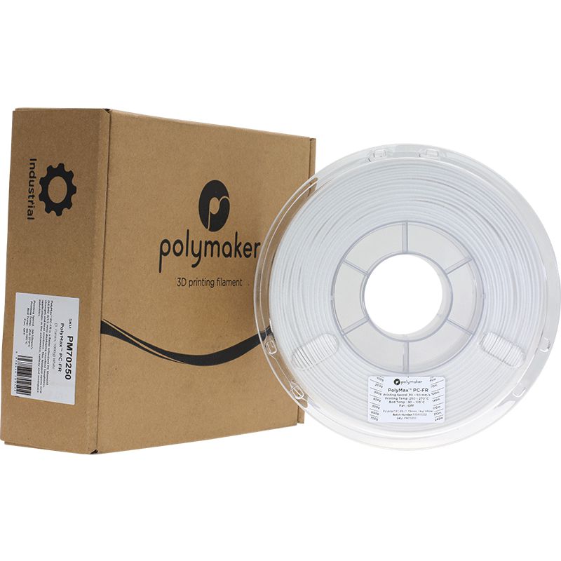Polymax PC-FR White 1,75mm 1Kg - Materializa Tecnologia