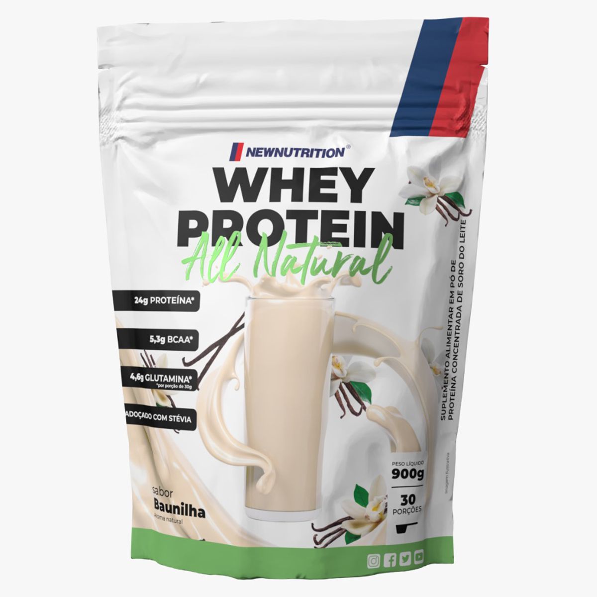 Whey Protein 900g Newnutrition | Nutrione Suplementos - Nutrione ...