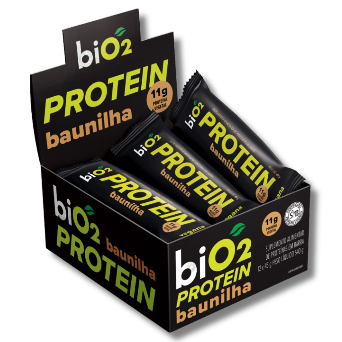 BiO2 Protein Bar Caixa - biO2 | Nutrione Suplementos - Nutrione Suplementos