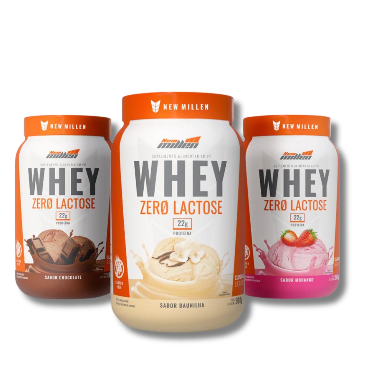 Whey Zero Lactose 900g New Millen | Nutrione Suplementos - Nutrione ...