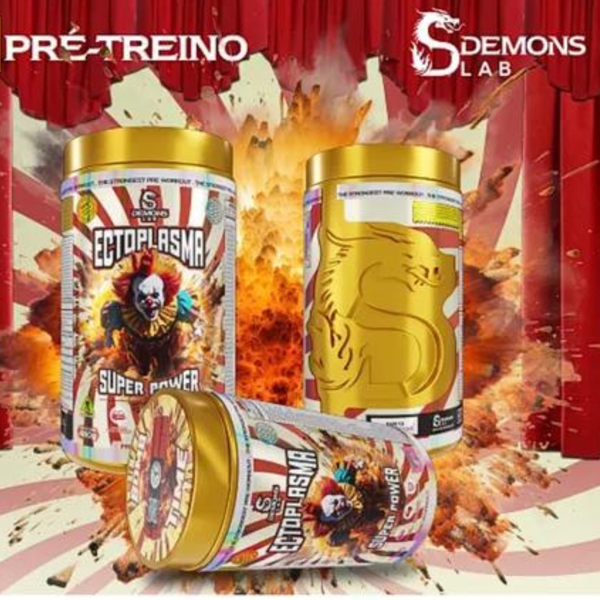 Ectoplasma 480g - Demons Lab | Nutrione Suplementos - Nutrione Suplementos