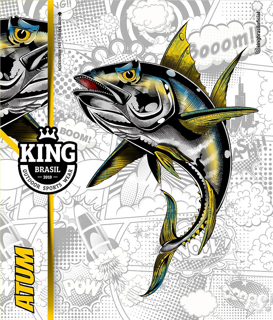 CAMISETA PERSONALIZADA KING BRASIL ATUM COMICS - CD0396 - King Brasil ...