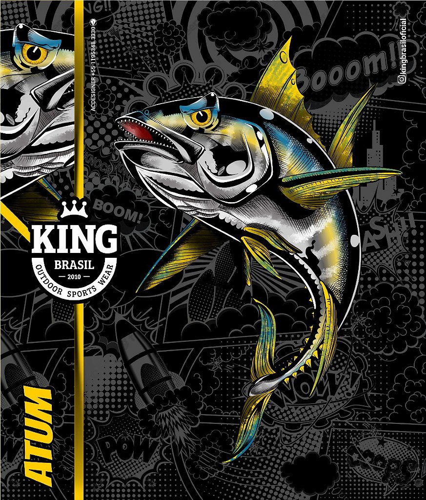 CAMISETA PERSONALIZADA KING BRASIL ATUM COMICS - CD0397 - King Brasil ...