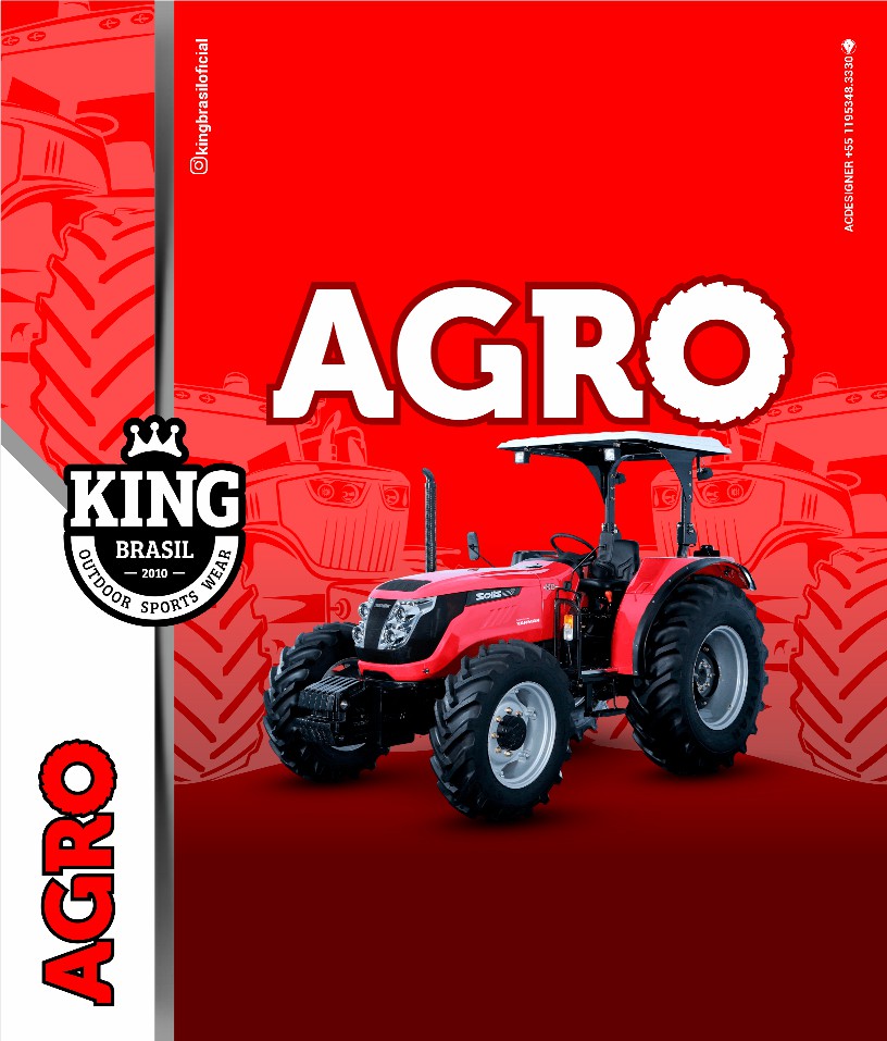 CAMISETA PERSONALIZADA KING BRASIL AGRO - CD0305 - King Brasil - Seu Mercado Digital