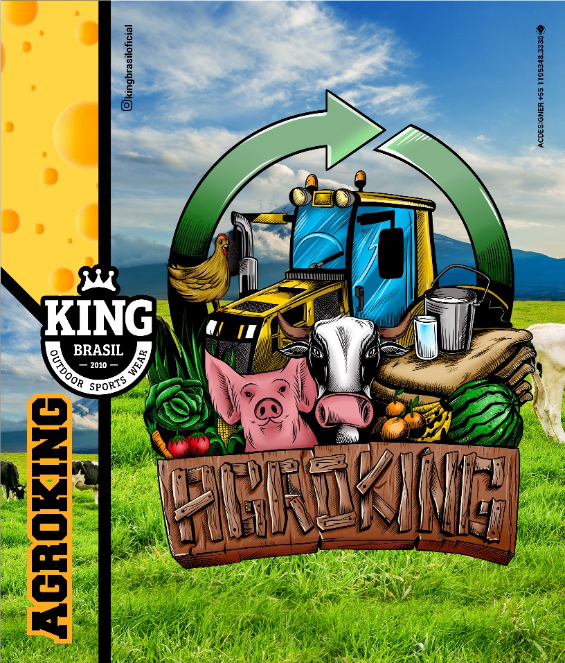 CAMISETA PERSONALIZADA KING BRASIL AGRO - CD0309 - King Brasil - Seu ...