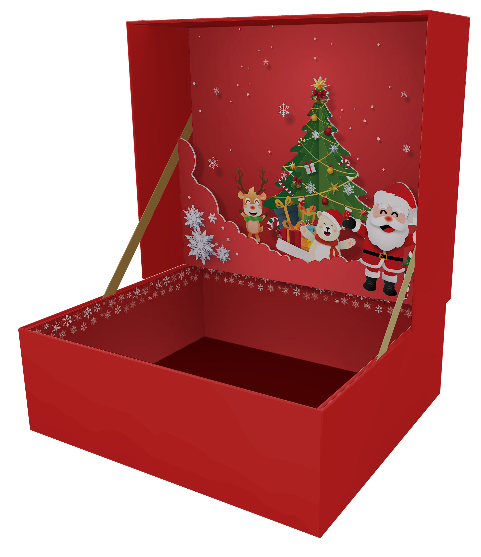 Caixa Cartonada Natalina - Facility Print Soluções Gráficas