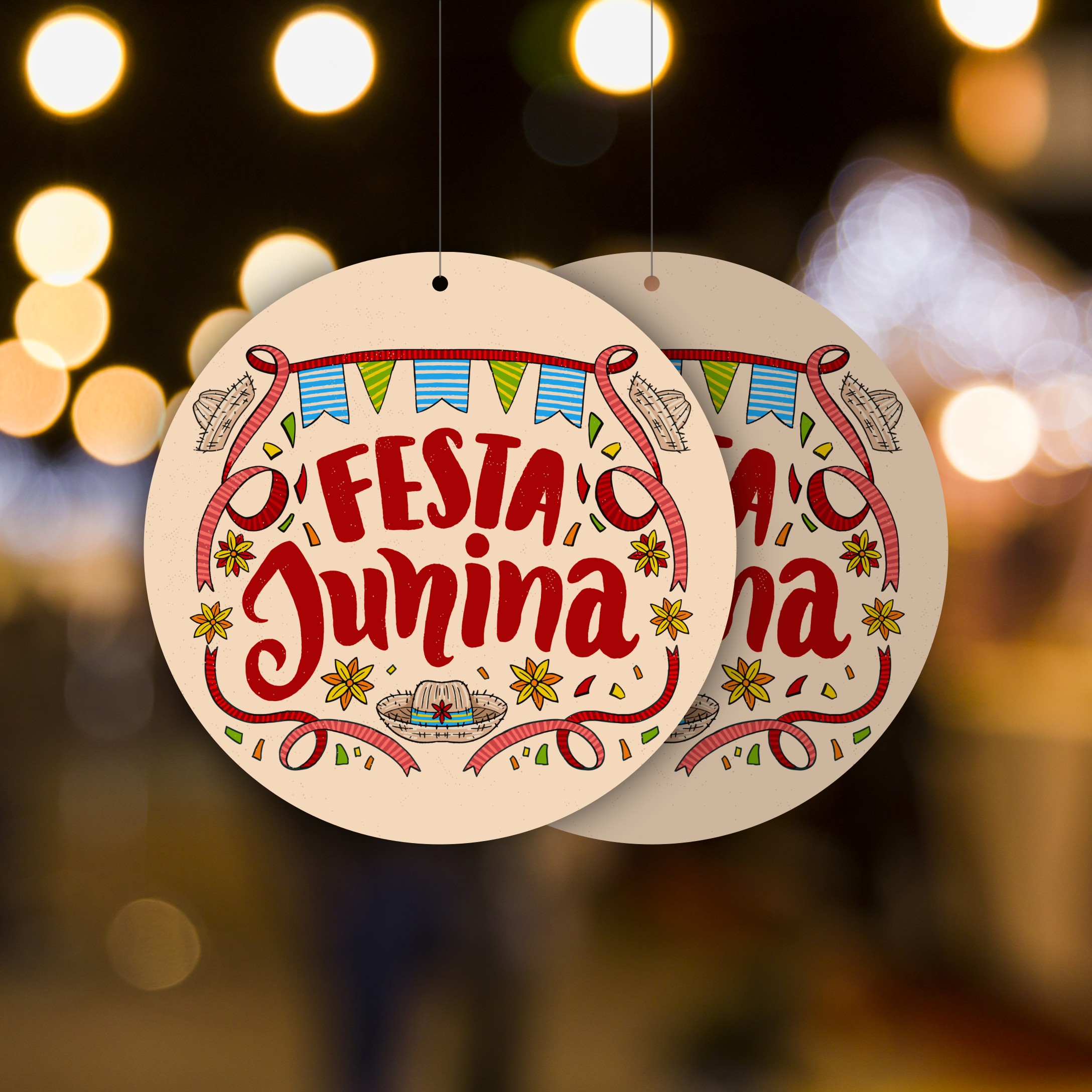 Móbile Promocional - Festa Junina (Modelo 2) - Facility Print Soluções ...