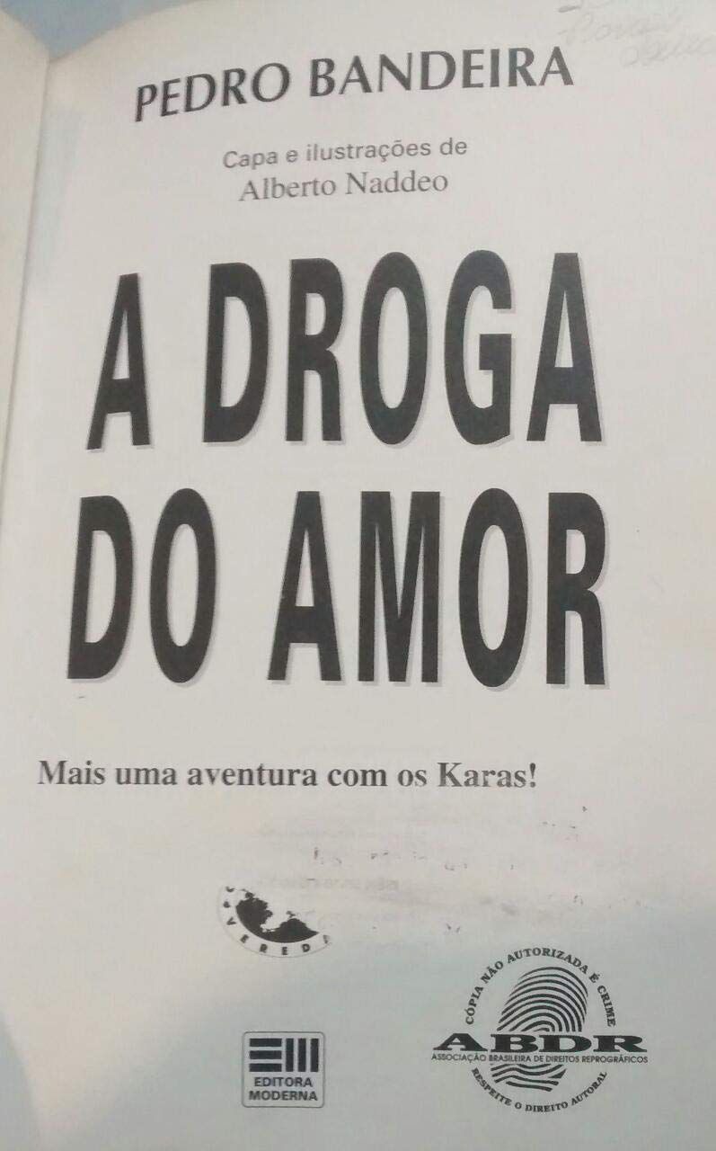A Droga Do Amor - Casa da Cultura Livraria e Sebo online