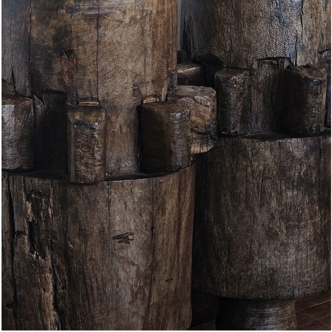 Eixos de Moenda em Madeira com Design Rústico e Autêntico - Galeria Franchi