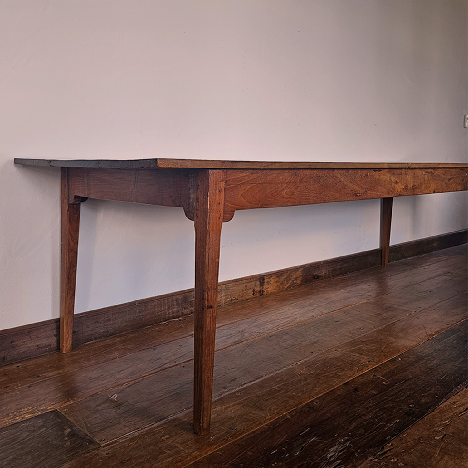 Mesa de Refeição Antiga, Madeira Maciça, Anos 50 - Galeria Franchi