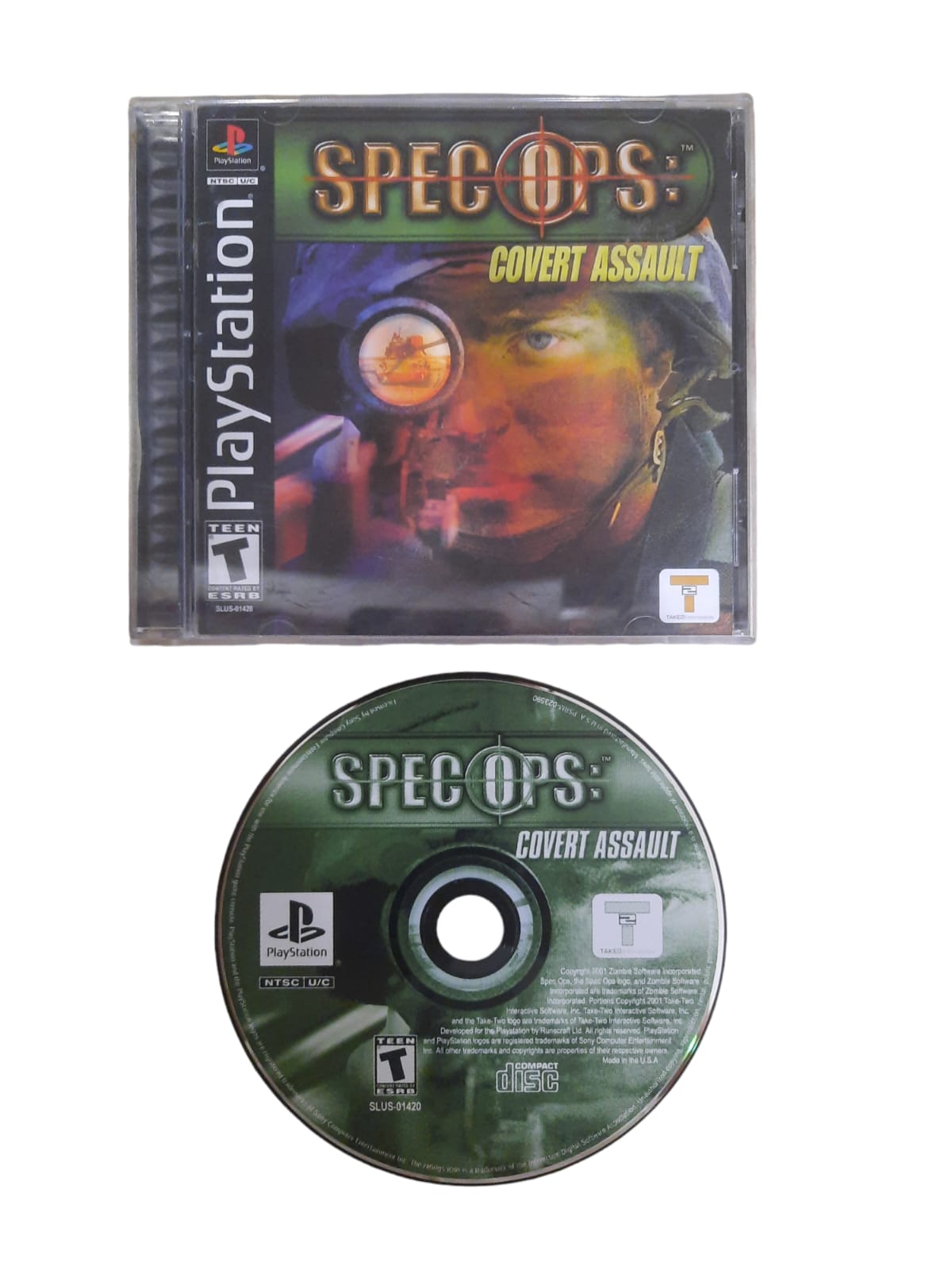 SPECOPS COVERT ASSAULT - USADO - PS1 - World Colecionáveis