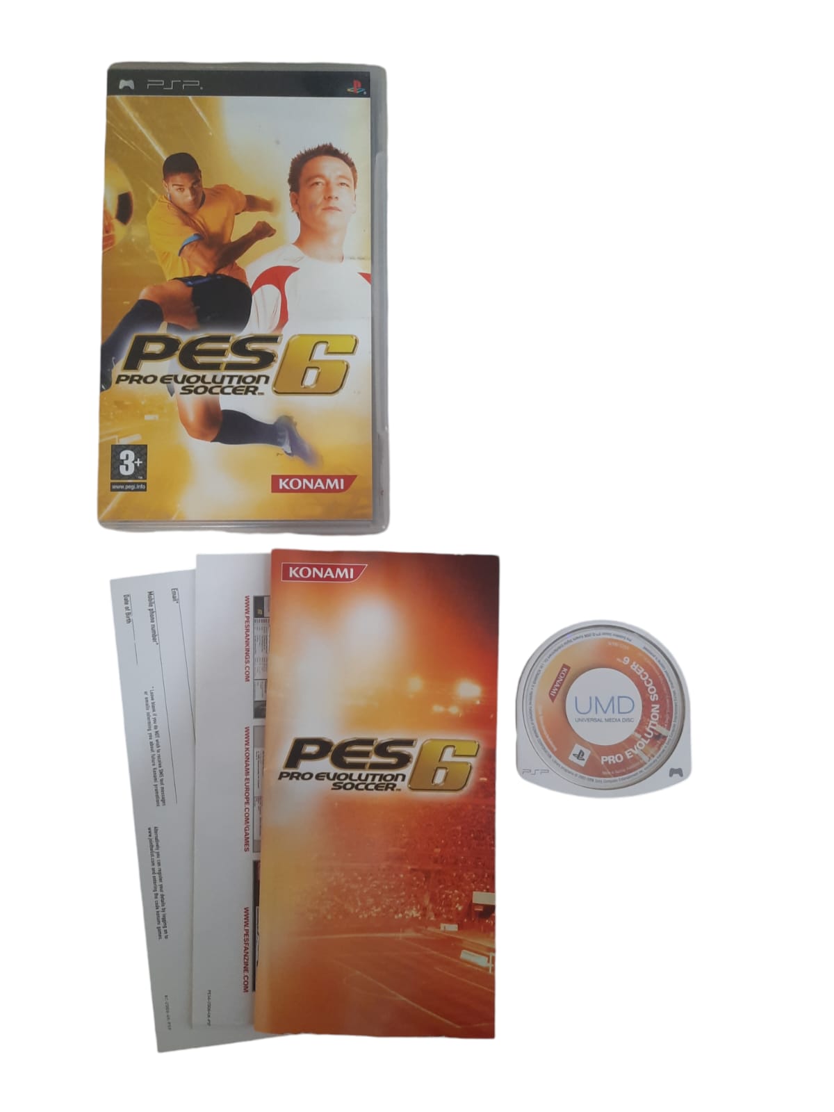 PES 6 - USADO - PSP - World Colecionáveis