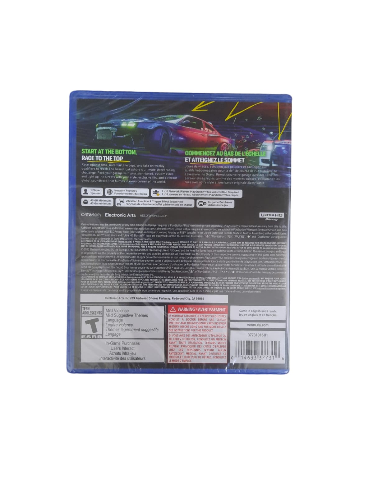 NFS UNBOUND - NOVO - PS5 - World Colecionáveis