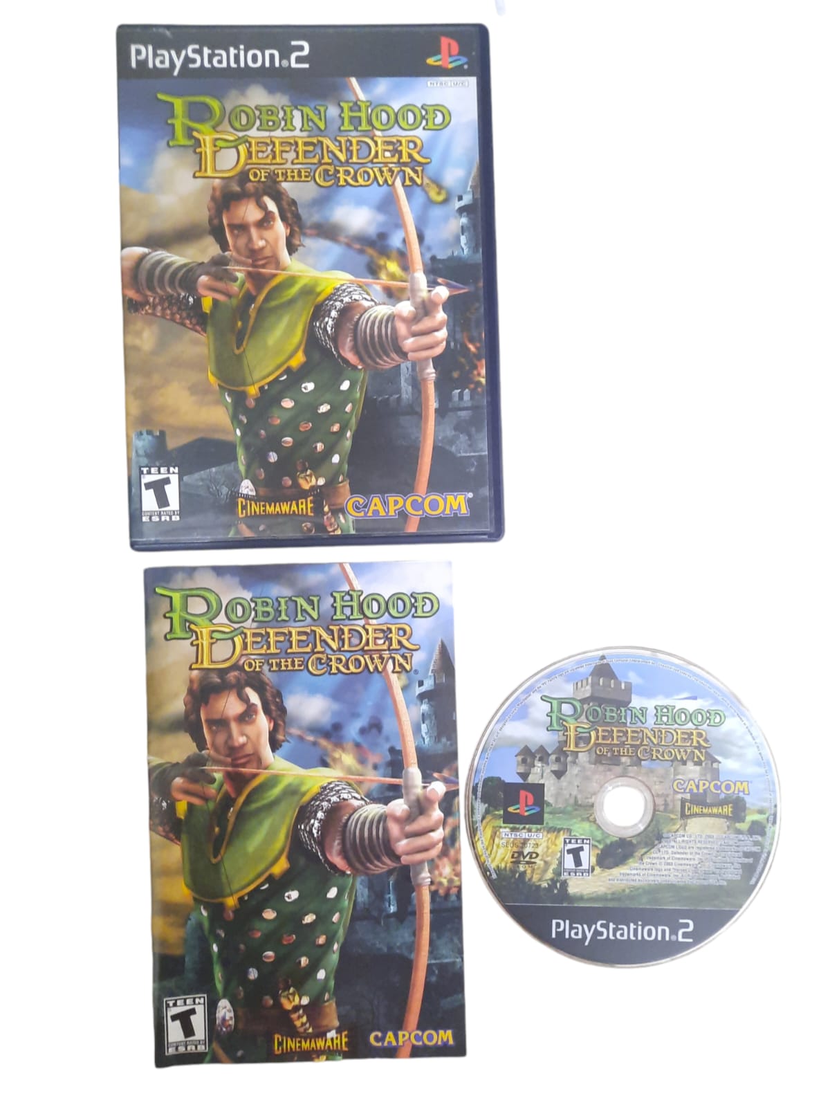 ROBIN HOOD DEFENDER OF THE CROWN - USADO - PS2 - World Colecionáveis