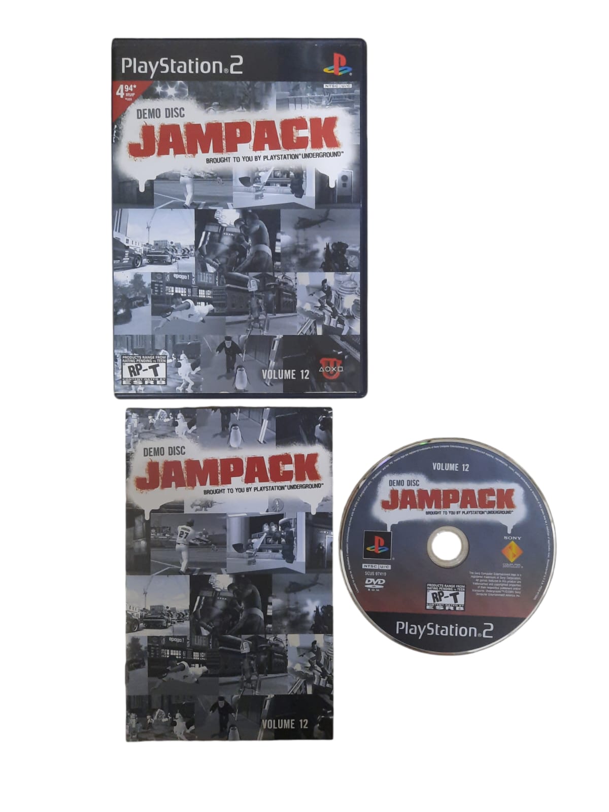 JAMPACK VOLUME 12 - BOX ART RED - USADO - PS2 - World Colecionáveis
