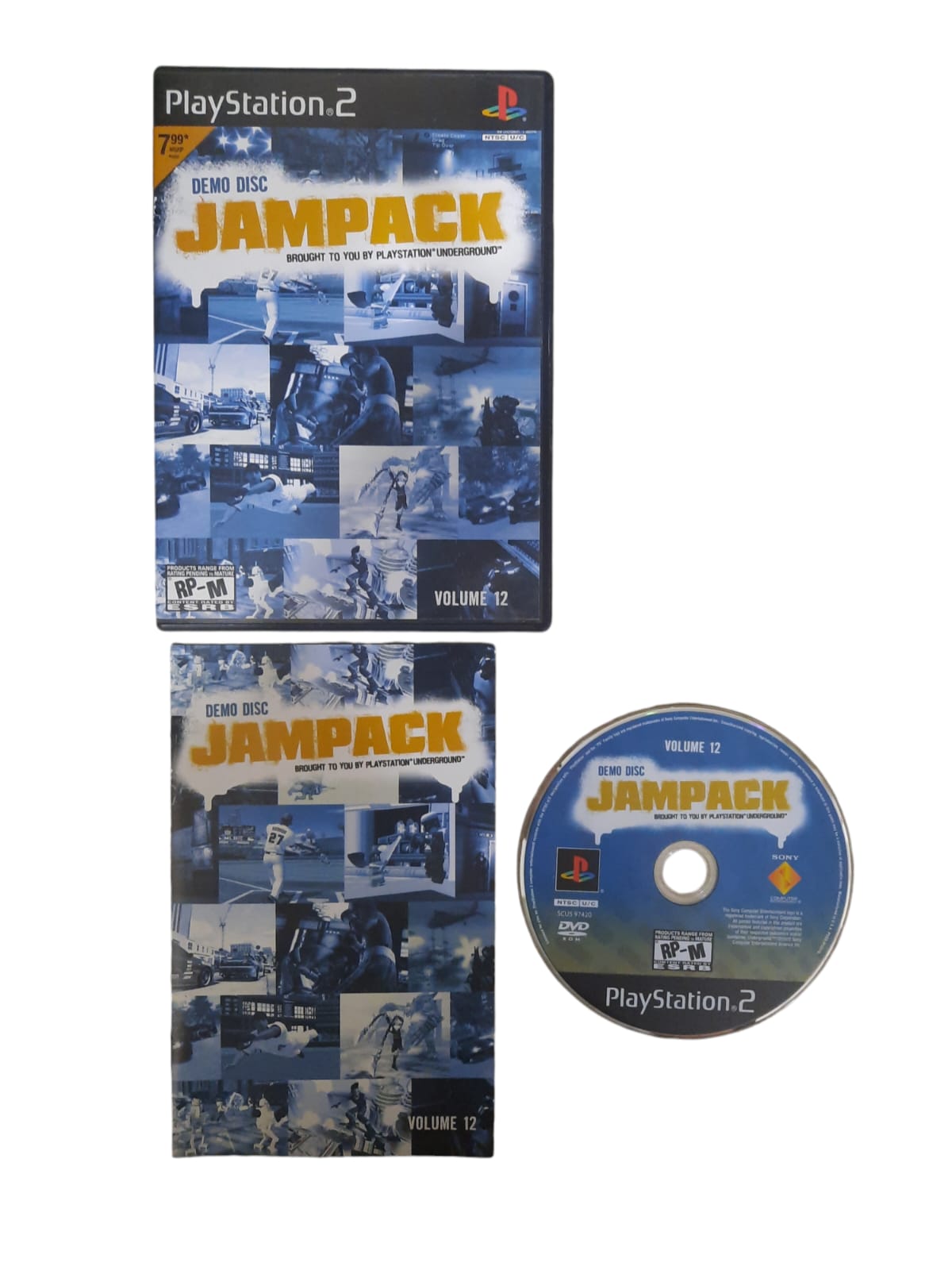 JAMPACK VOLUME 12 - BLUE - USADO - PS2 - World Colecionáveis