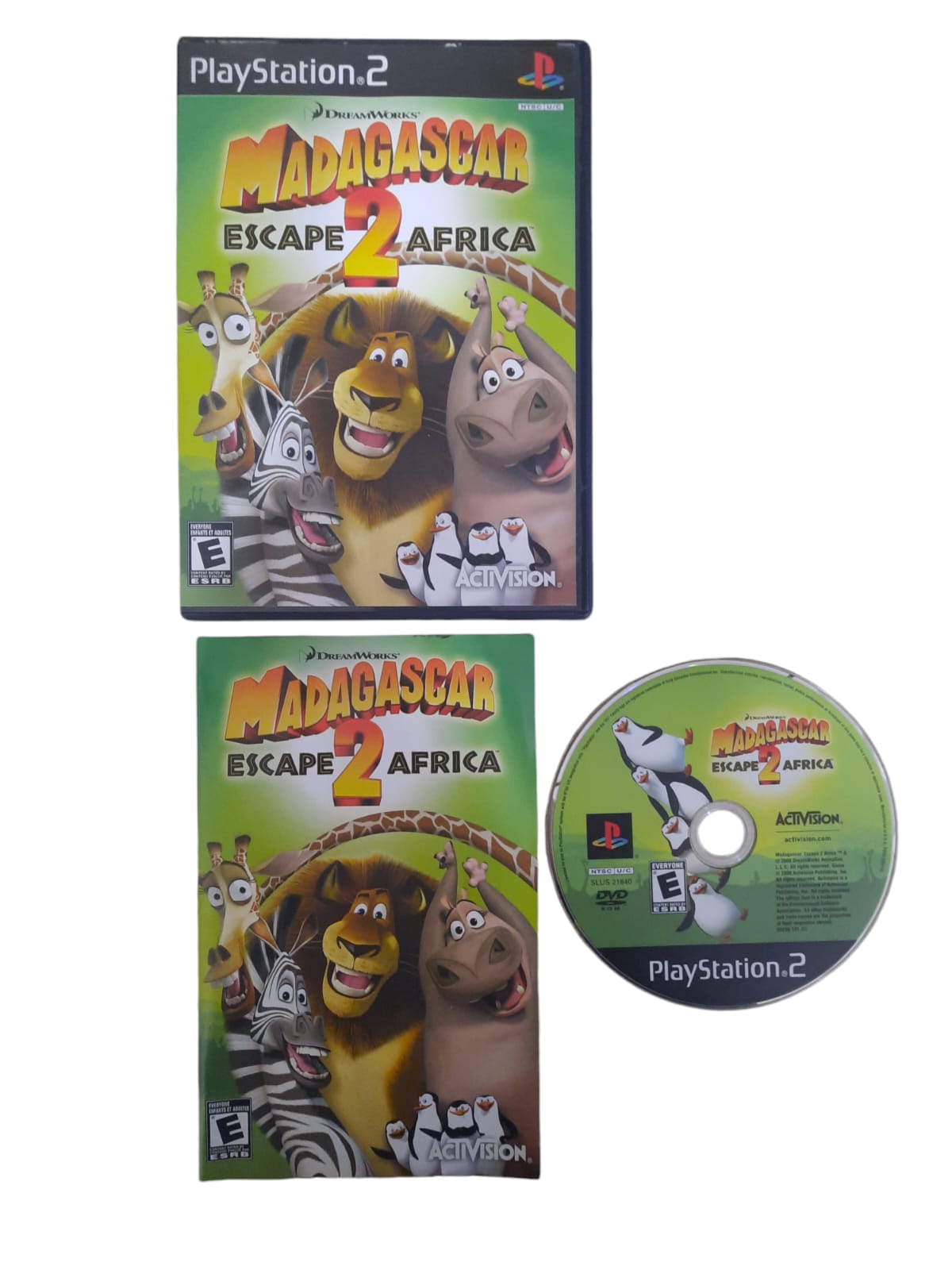MADAGASCAR ESCAPE 2 AFRICA - USADO - PS2 - World Colecionáveis
