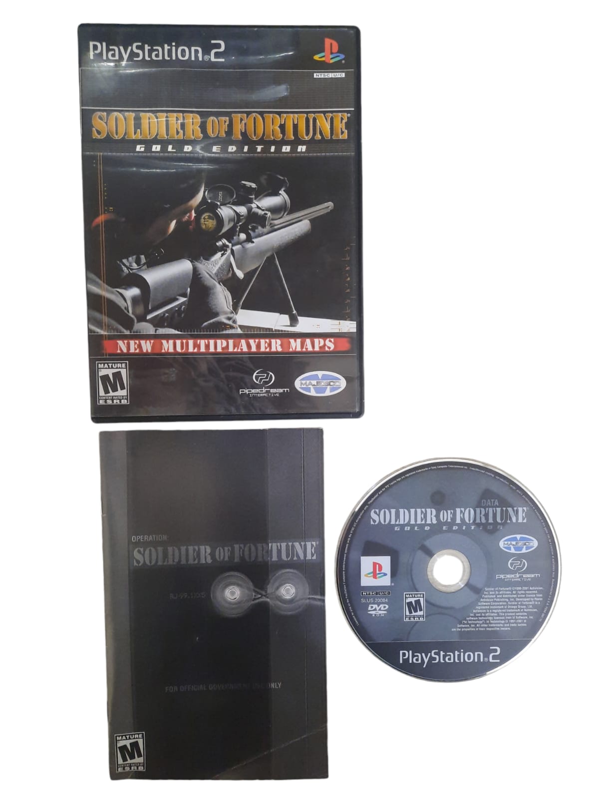 SOLDIER OF FORTUNE - GOLD EDITION - USADO - PS2 - World Colecionáveis