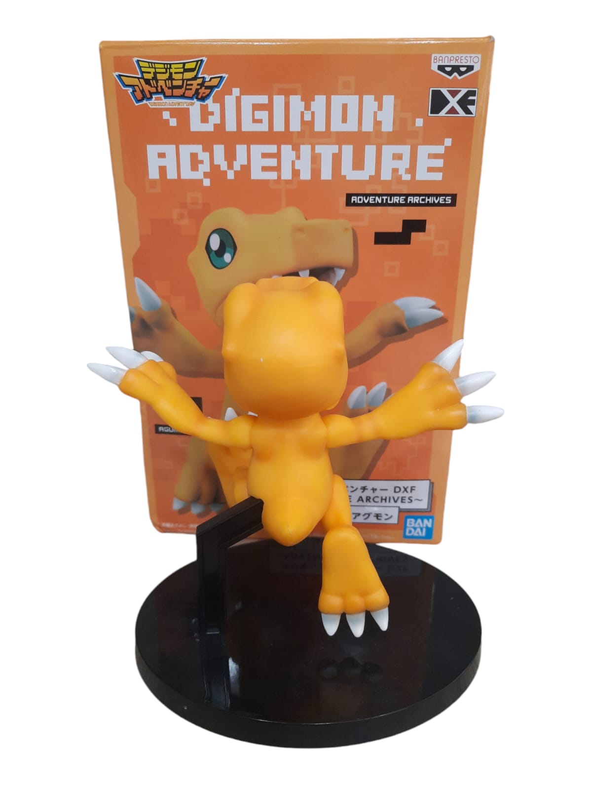 DIGIMON ADVENTURE - AGUMON - NOVO - ACTION FIGURE - World Colecionáveis