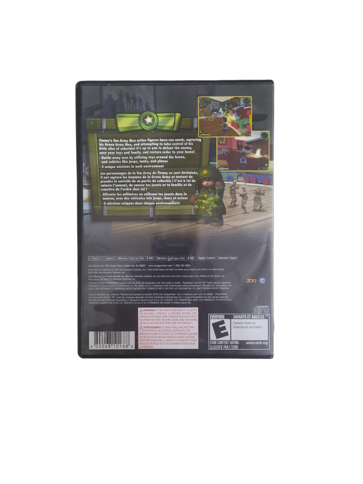 ARMY MEN SOLDIERS OF MISFORTUNE - NOVO - PS2 - World Colecionáveis