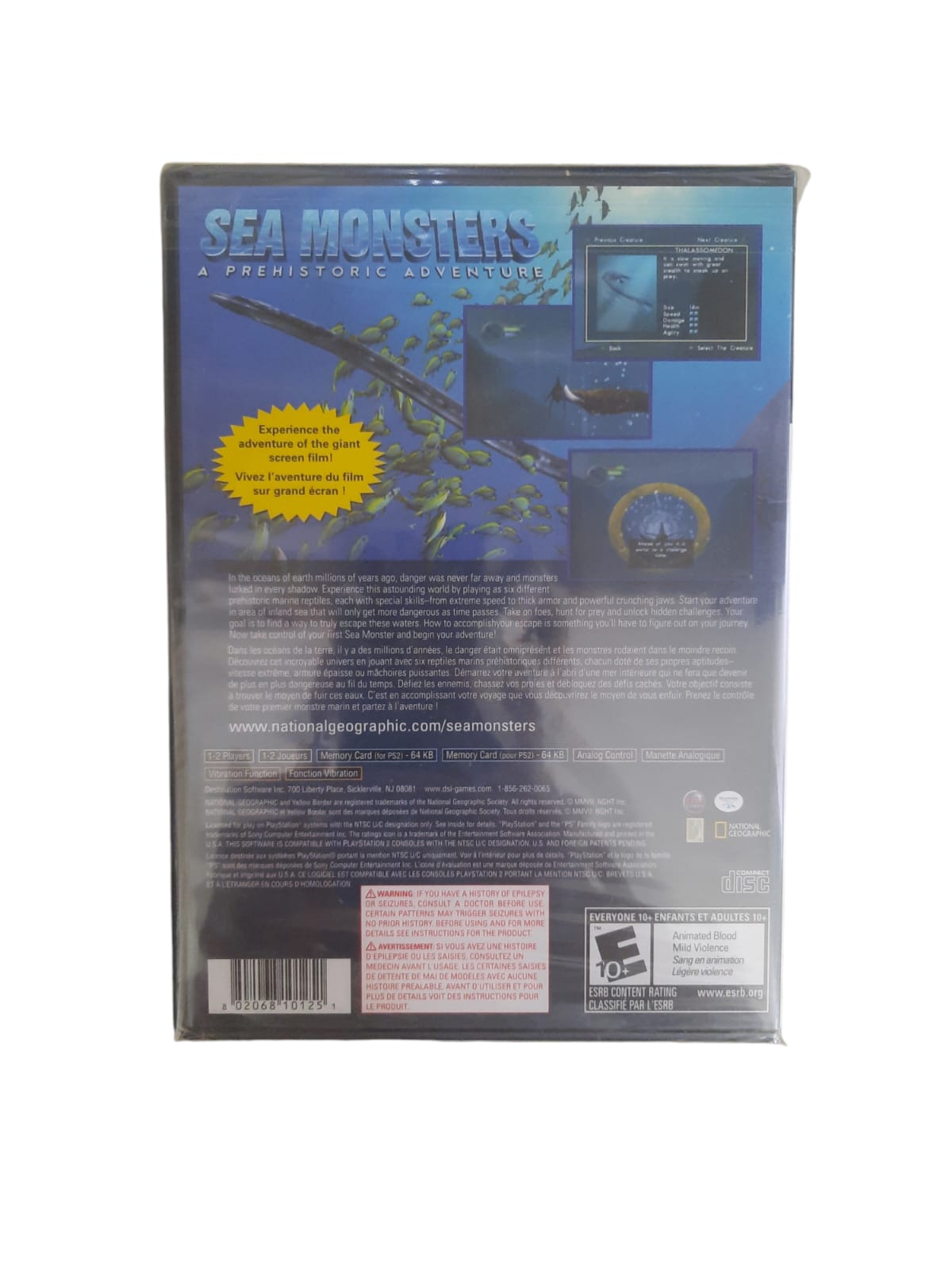 SEA MONSTERS - NOVO - PS2 - World Colecionáveis