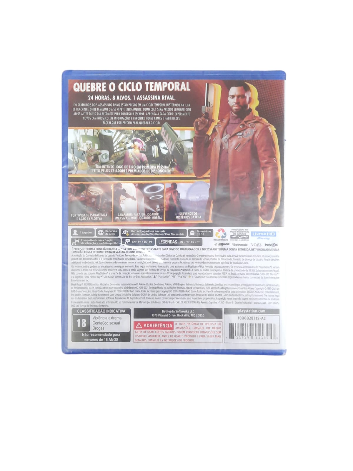 DEATHLOOP - NOVO - PS5 - World Colecionáveis