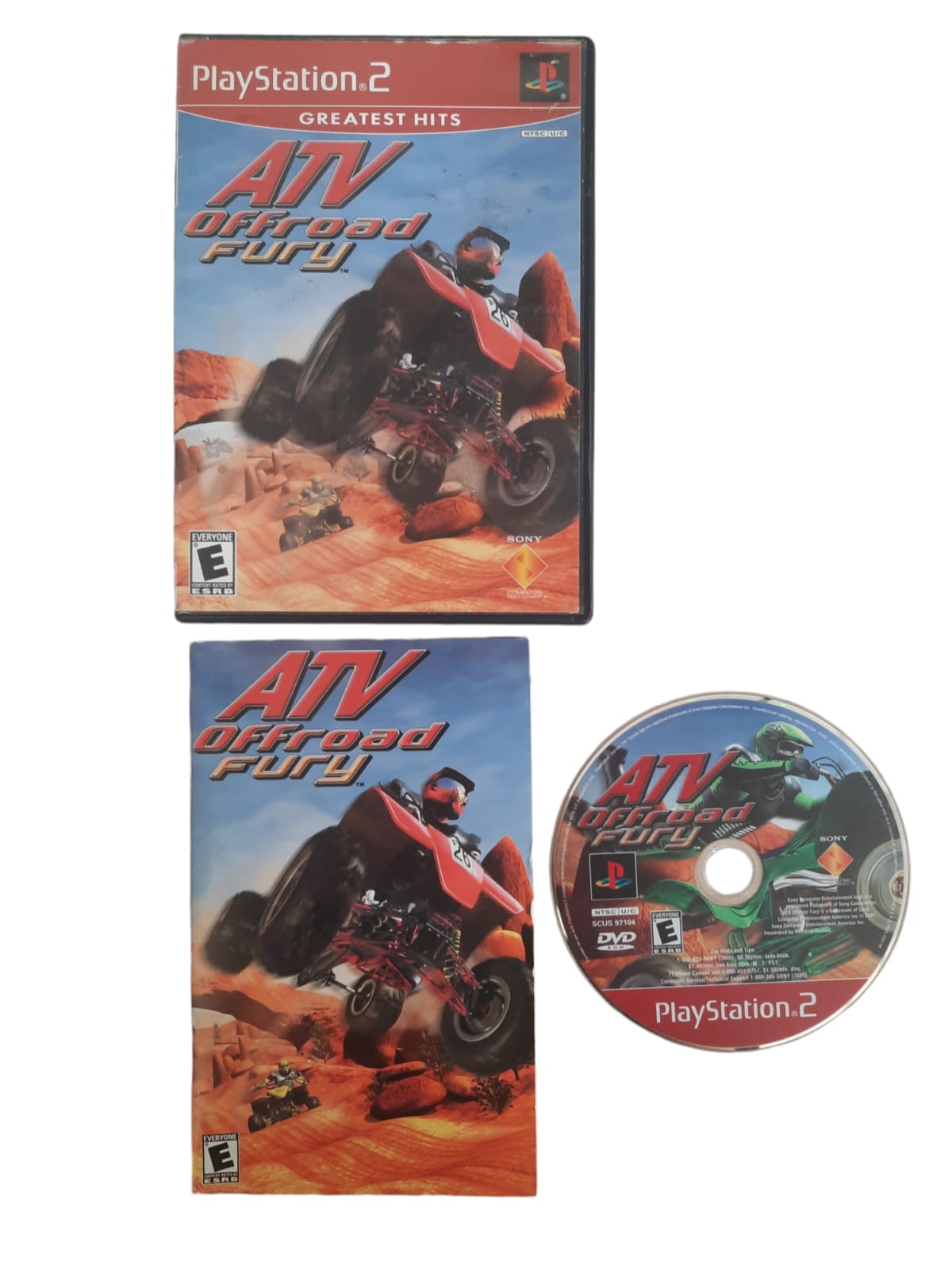 GREATEST HITS - ATV OFFROAD FURY 4 - USADO - PS2 - World Colecionáveis