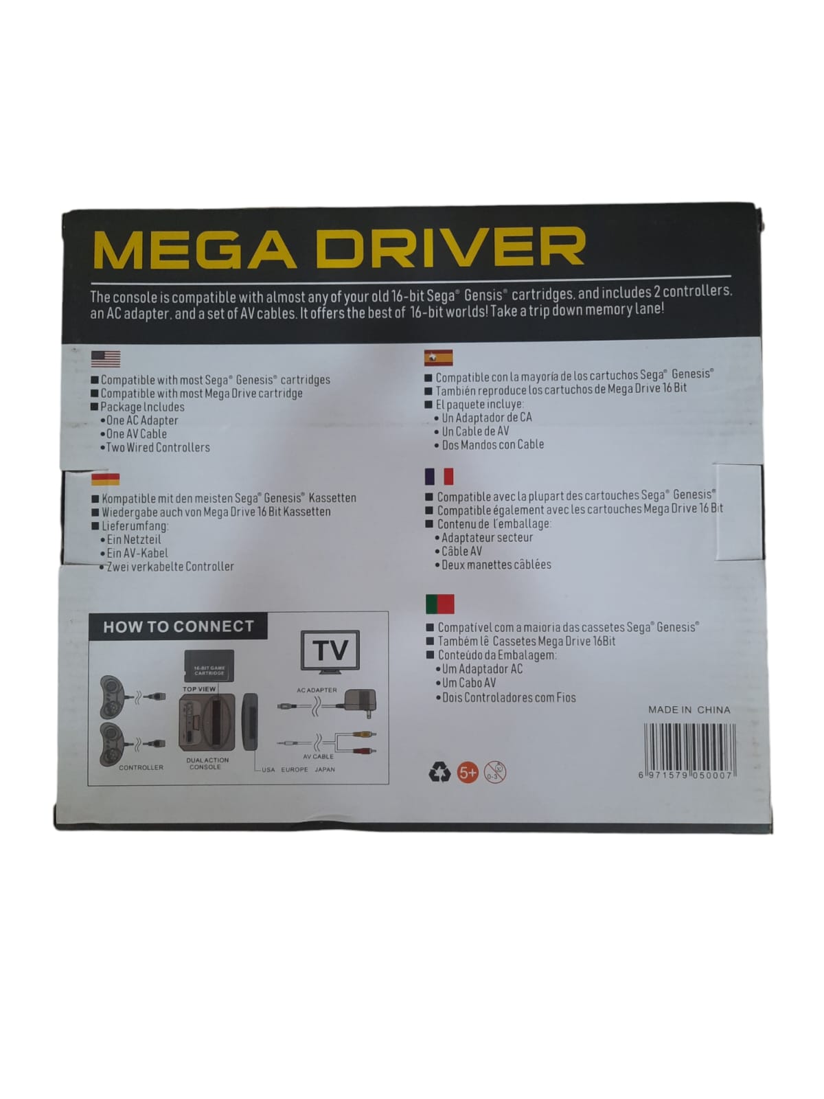 MEGA DRIVER 16-BIT - World Colecionáveis