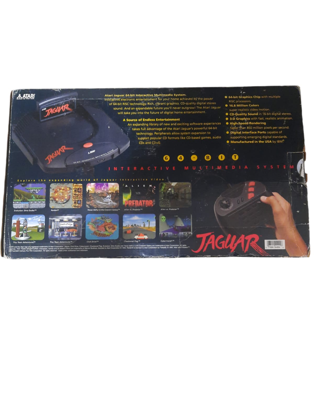 ATARI - JAGUAR 64 BIT - World Colecionáveis