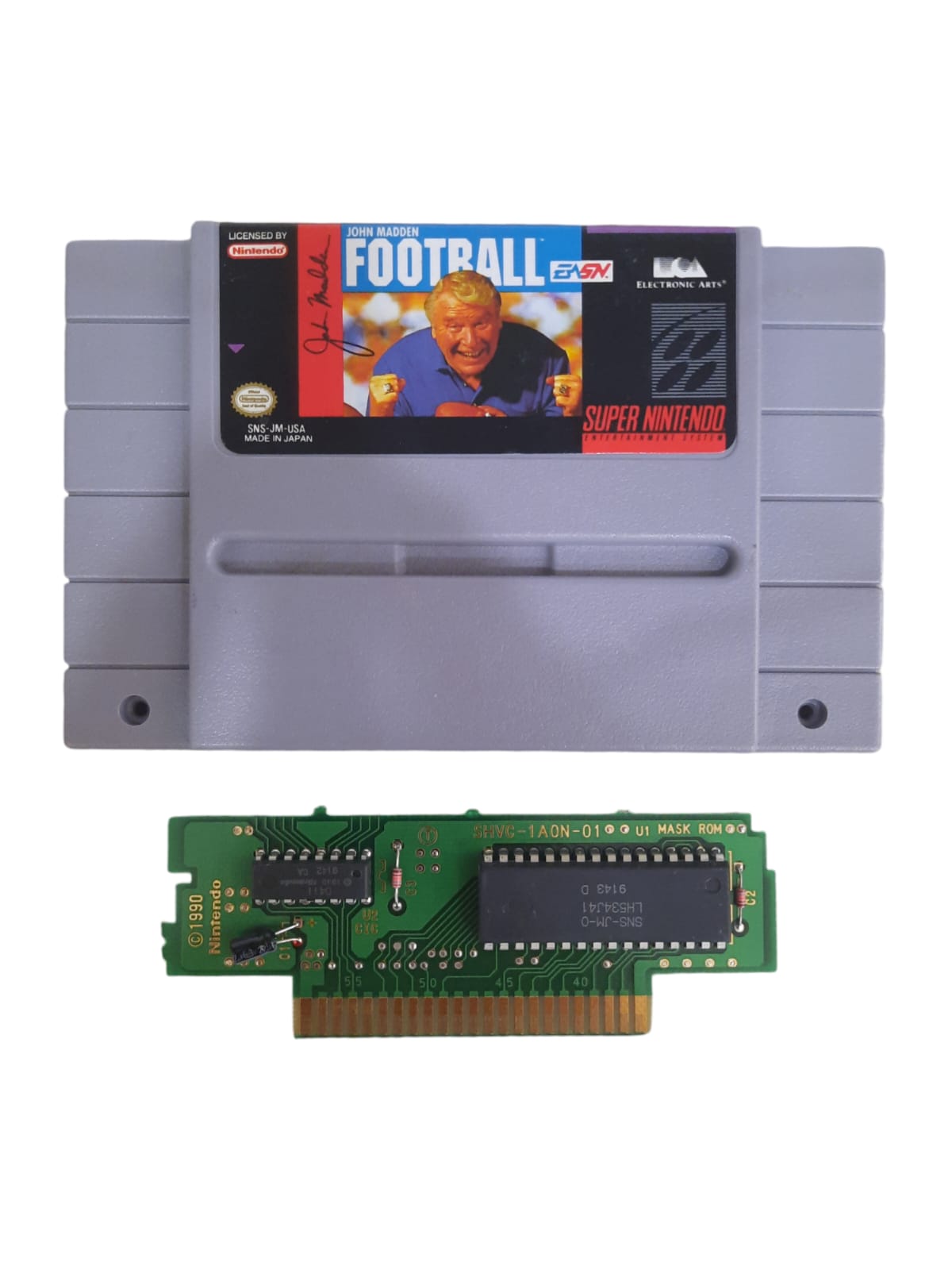 JOHN MADDEN FOOTBALL - USADO - SUPER NINTENDO - World Colecionáveis